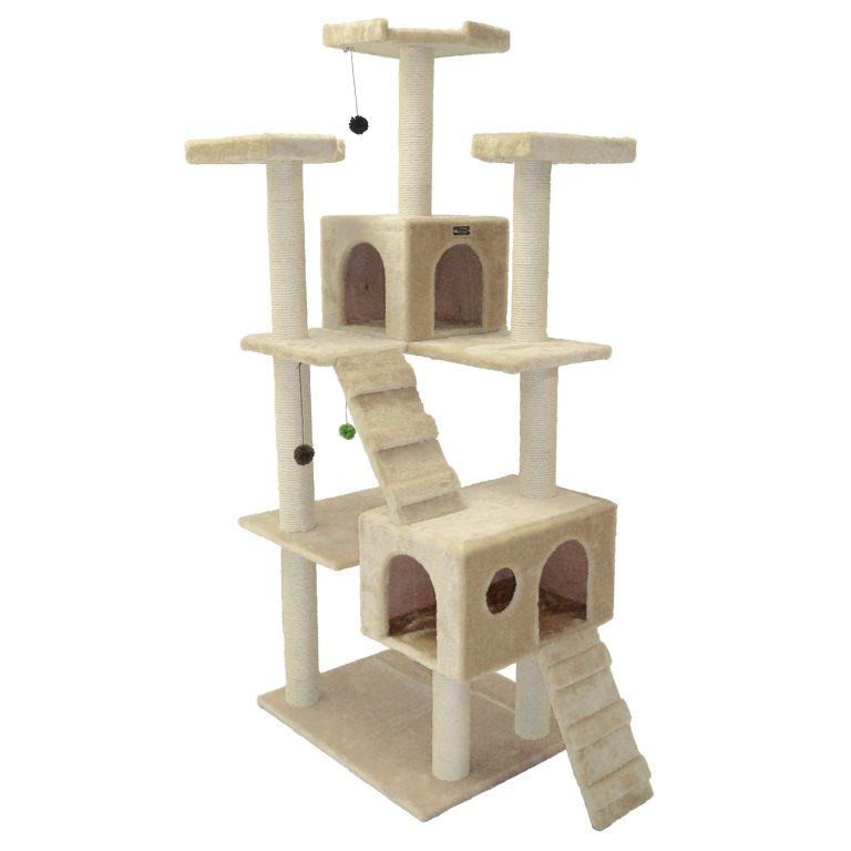 Cedar Outdoor Friendly Tarzan Cat Tree Condo - Custom Cages