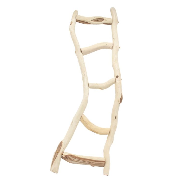 Ribbonwood Split Log Ladder - Custom Cages